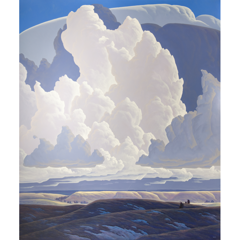 Flint Hills Cloudscape Epp Print – Wichita Art Museum